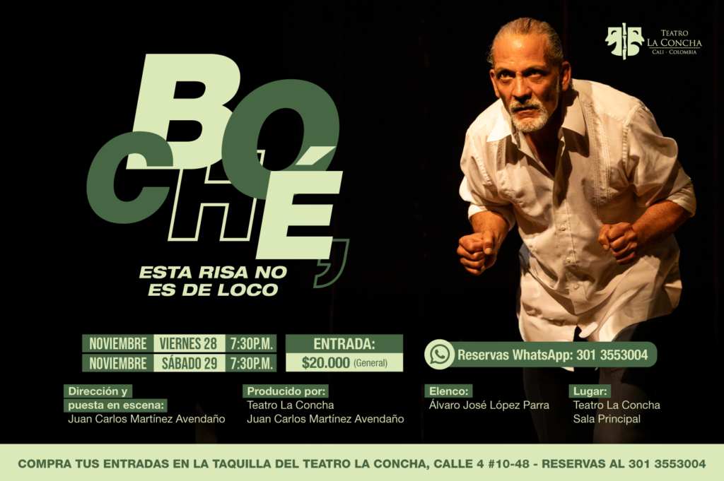 BOCHÉ, esta risa no es de loco NOVIEMBRE 2025 – Teatro La Concha